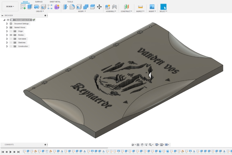 3D-printed Gothic binding – Bound for history